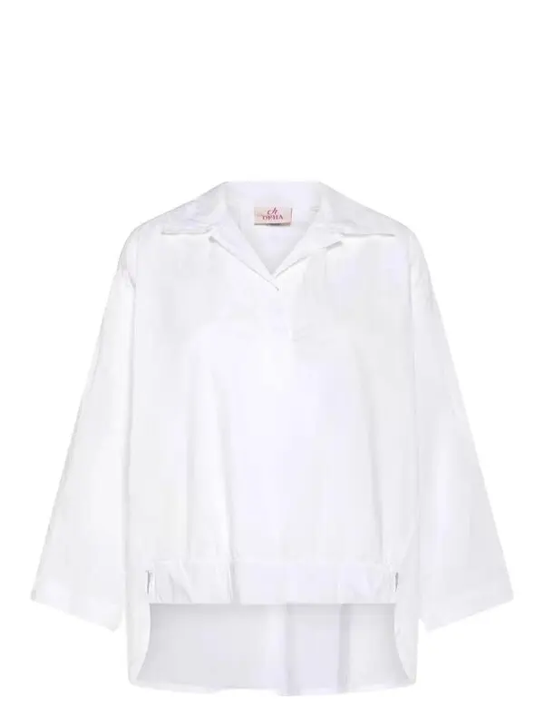 DEHA Poplin Cotton Blouse - White