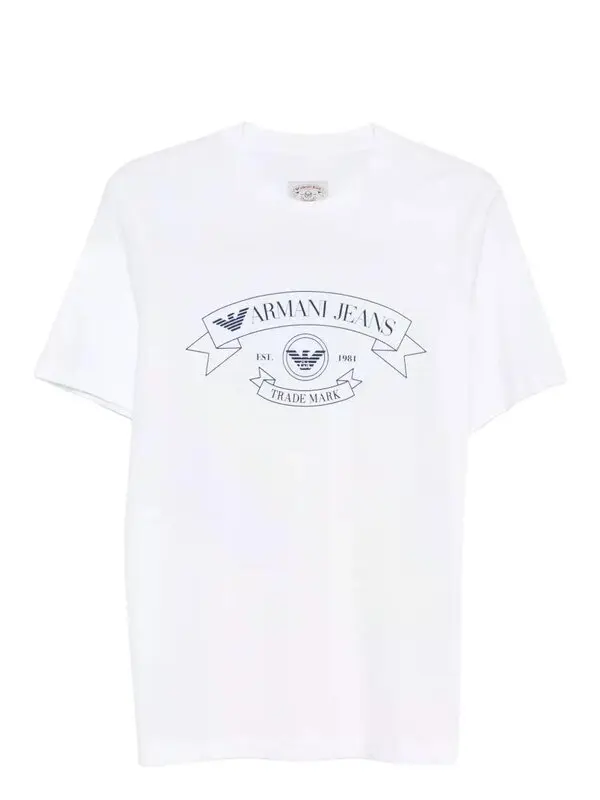 Emporio Armani Printed T-shirt - White