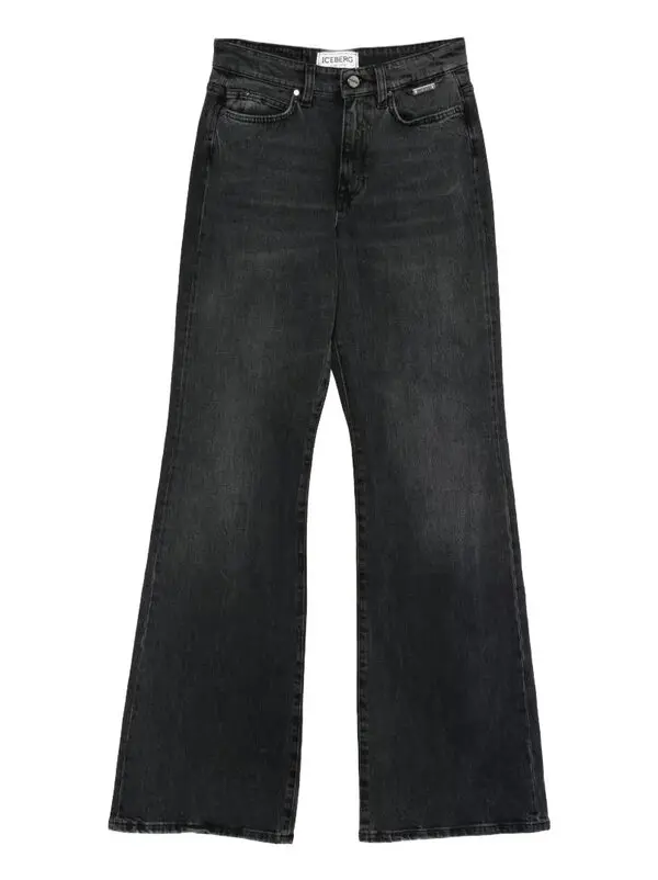 Iceberg Flared Jeans - Black
