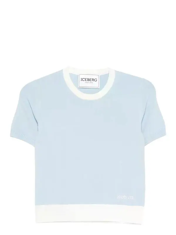 Iceberg Short Sleeve Top - Blue