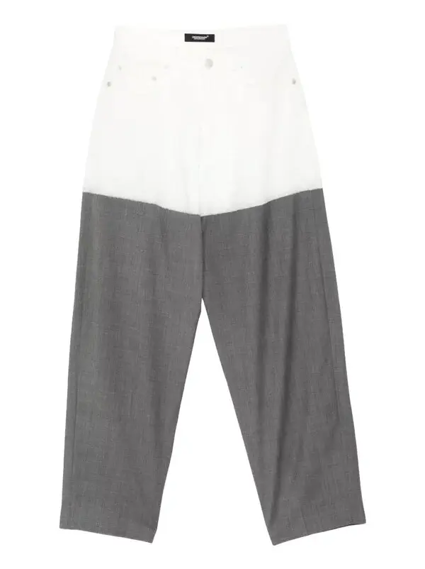 UNDERCOVERISM Colour-block Trousers - Grey