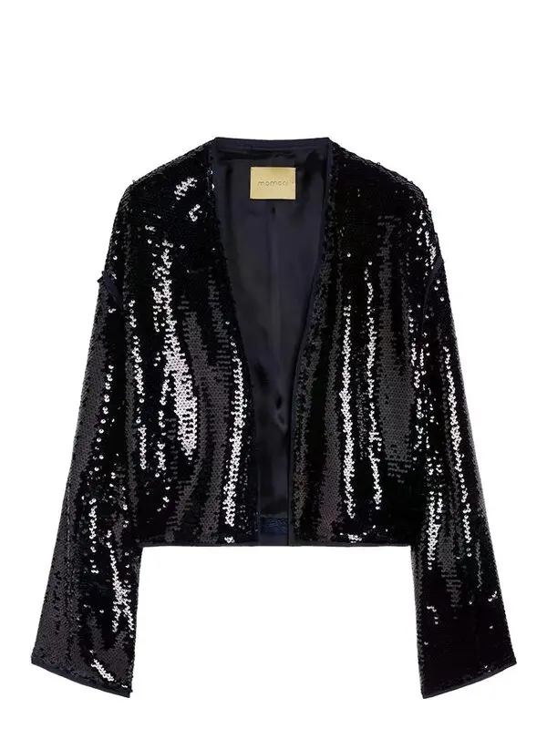 Momoni Sequin Jacket - Blue