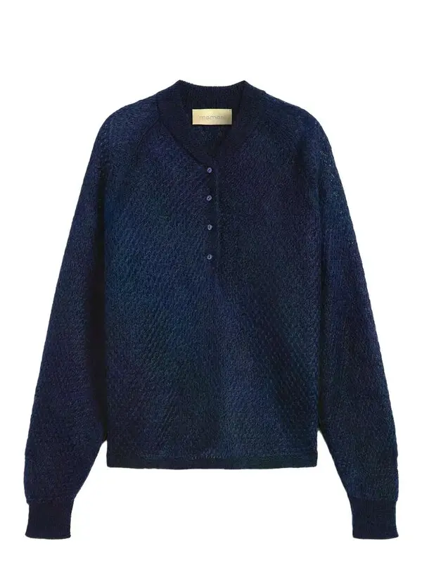 Momoni Honeycomb Jumper - Blue