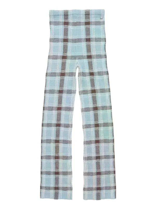 Acne Studios Checked Trousers - Blue