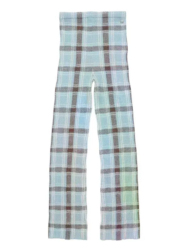 Acne Studios Checked Trousers - Blue