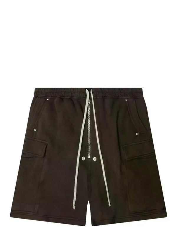 Rick Owens Zipped Flap-pocket Shorts - Brown