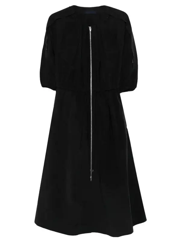 JUUN.J Zip-fastening Midi Dress - Black