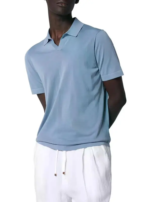 DRUMOHR Polo-collar T-shirt - Blue