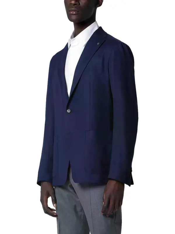 Tagliatore Single-breasted Blazer - Blue