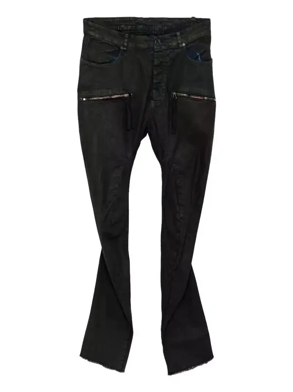Masnada Zip-detail Trousers - Black