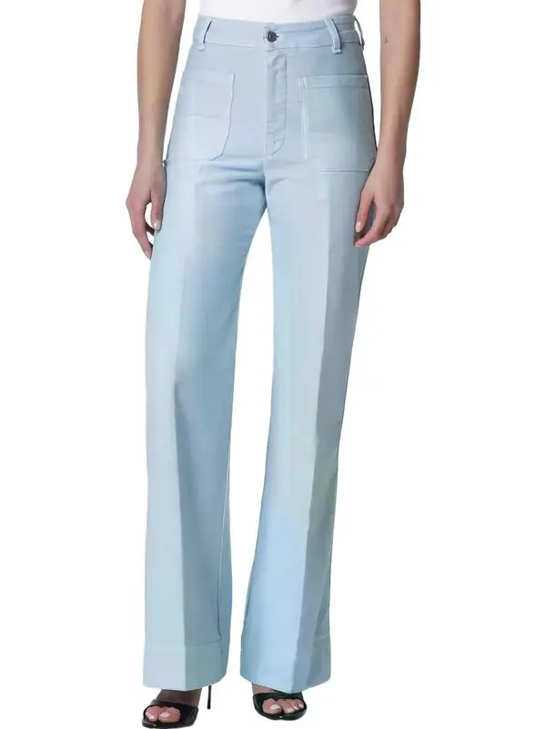 Victoria Beckham Alina Straight Leg Jeans - Blue
