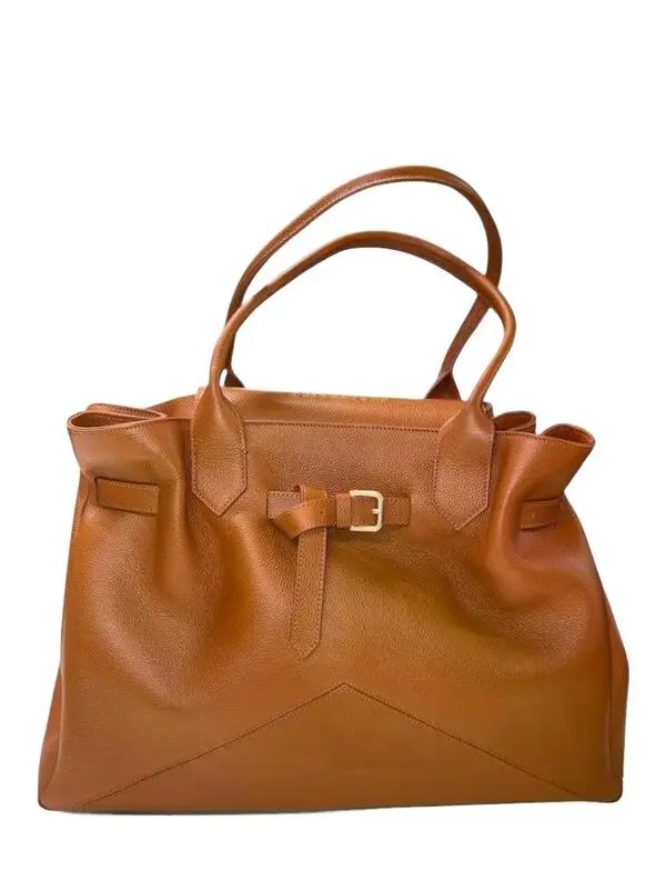 BALLANTYNE Buckle Detail Tote Bag - Brown