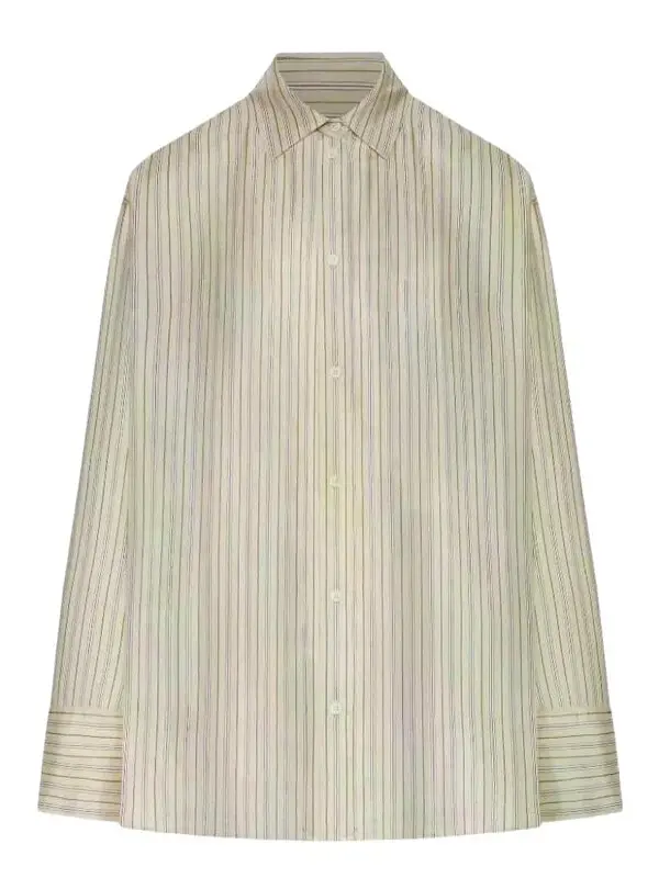 TOTEME Striped Pattern Shirt - Neutrals