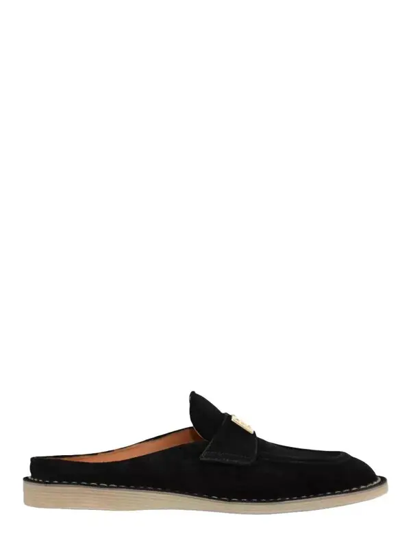 Dolce & Gabbana Logo-plaque Mules - Black