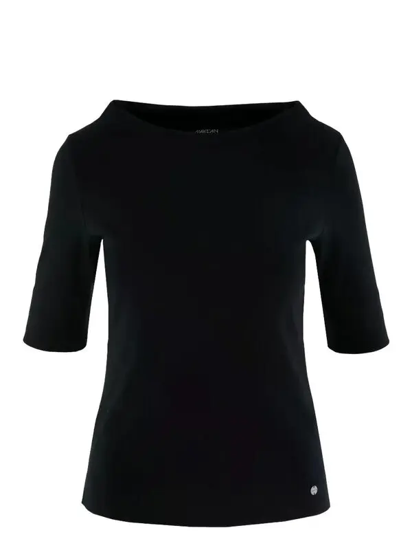 MARCCAIN Boat-neck T-shirt - Black