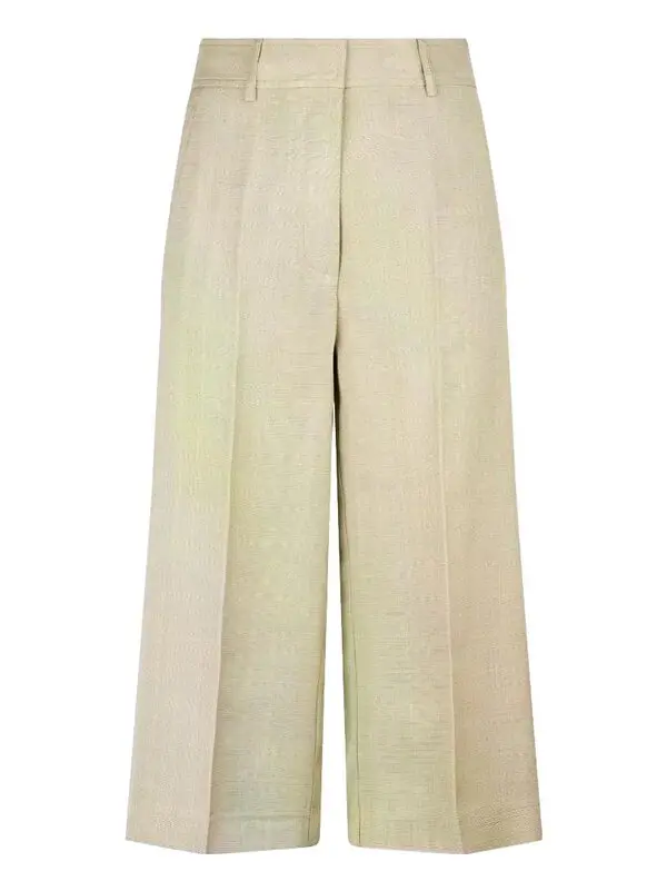 FORTE_FORTE Belt-loops Pants - Neutrals
