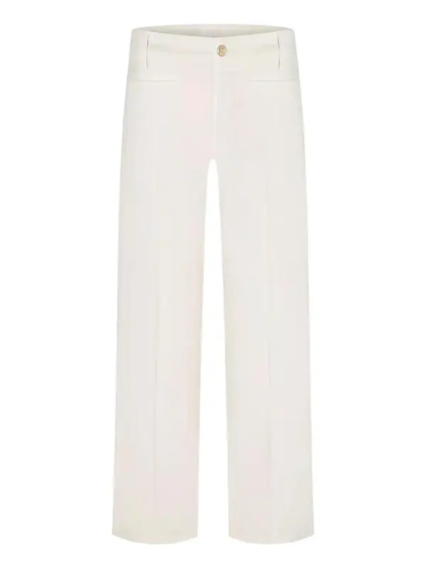 CAMBIO Buttoned Cropped Jeans - Neutrals