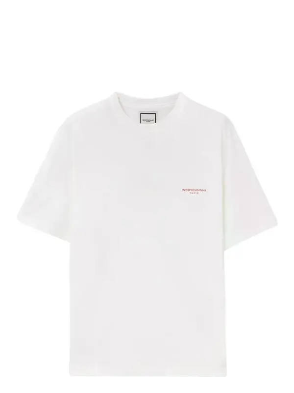 WOOYOUNGMI Logo Oversized T-shirt - White