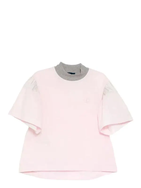 Kolor Logo-embroidered T-shirt - Pink