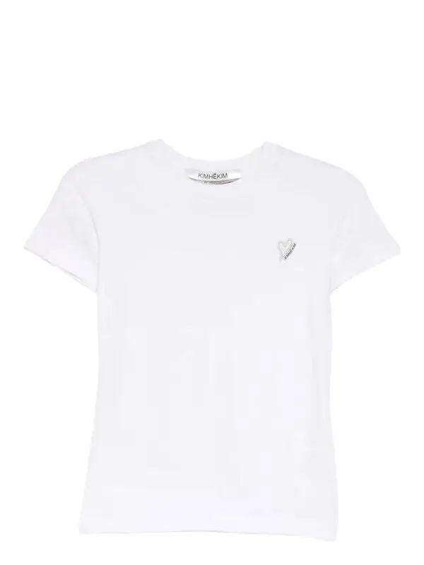 KIMHEKIM Heart-patch T-shirt - White