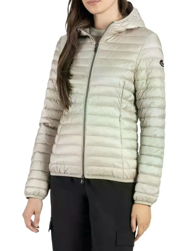 CANADIENS Hooded Quilted Jacket - Neutrals