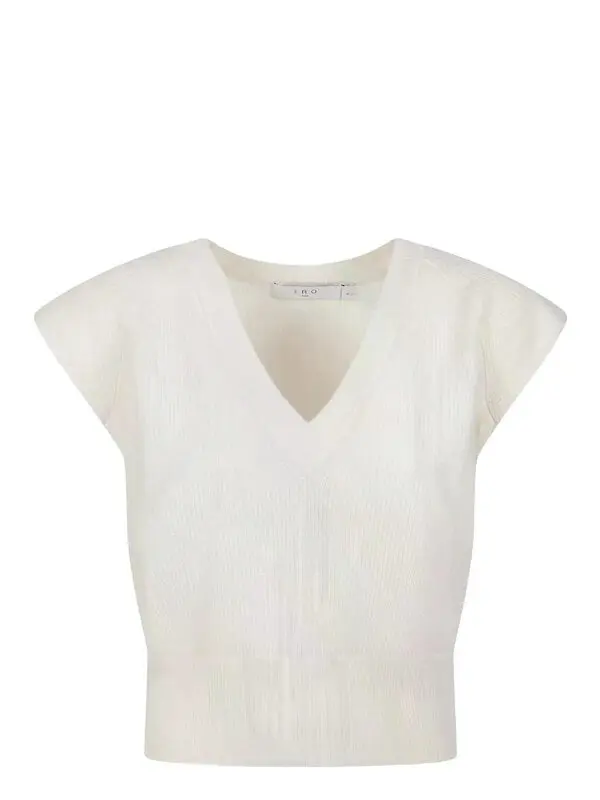 IRO PARIS V-neck Cashmere Sweater - Neutrals