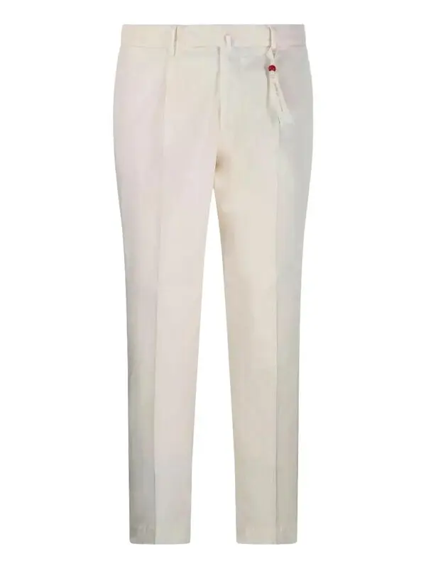 SANTANIELLO Belt-loop Trousers - Neutrals