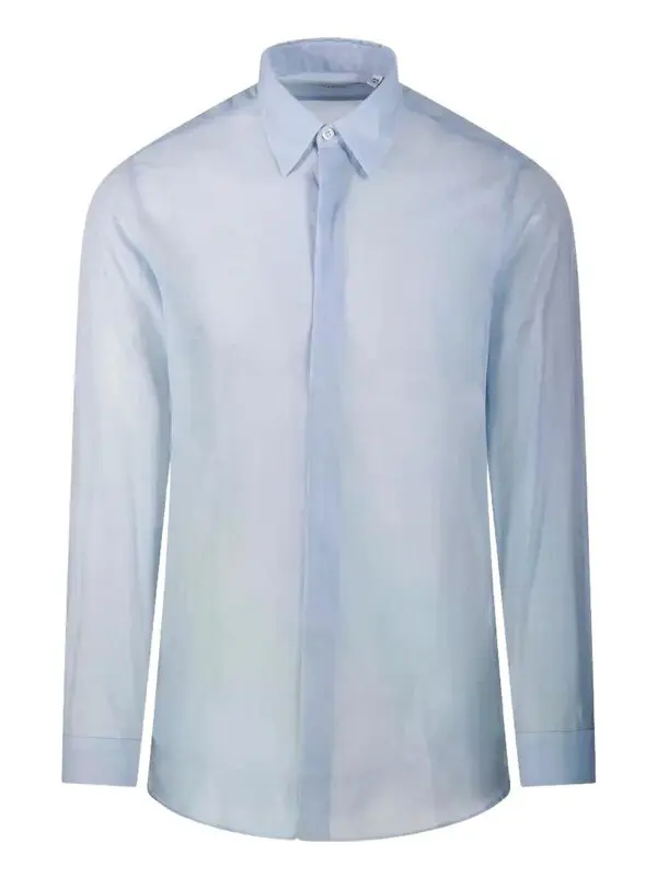 LARDINI Long-sleeve Shirt - Blue