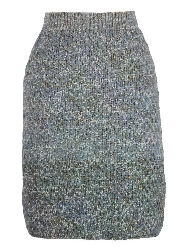 Missoni Knitted Midi Skirt - Blue