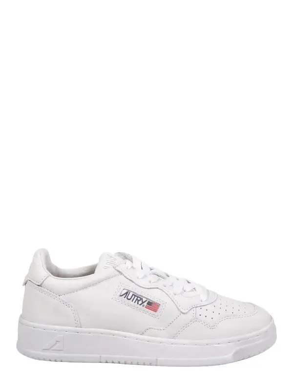 AUTRY Perforated Sneakers - White