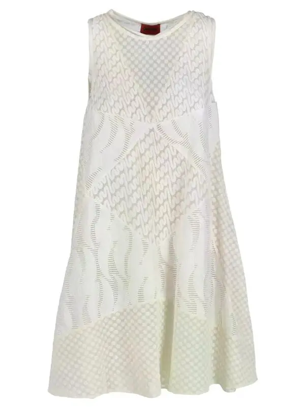 Missoni Patterned Jacquard Mini Dress - Neutrals