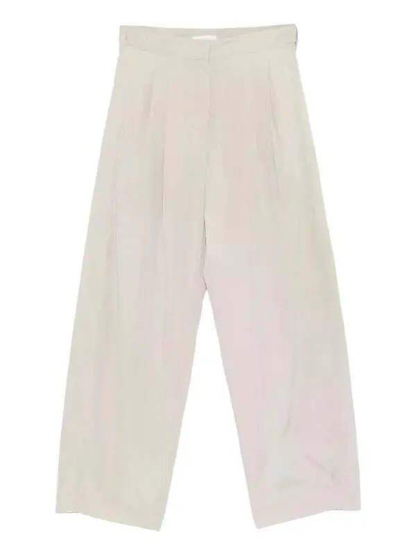 THE ROW Iven Pleated Trousers - Grey