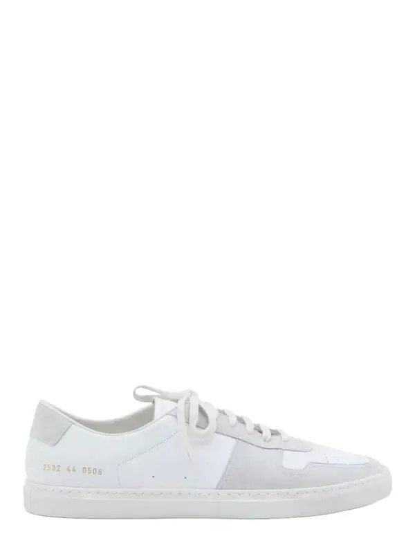 COMMON PROJECTS Suede Panel Leather Sneakers - White
