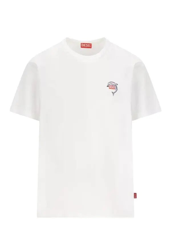 DIESEL Graphic T-shirt - White
