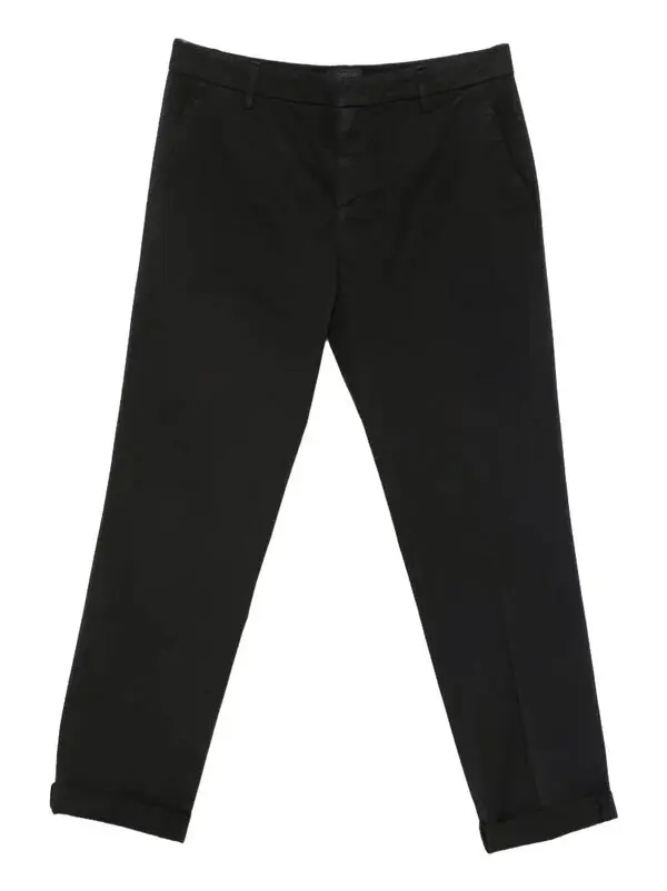 DONDUP Cuffed Trousers - Black