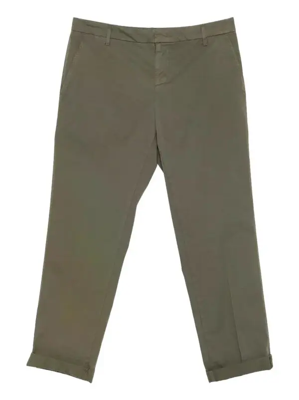 DONDUP Cuffed Trousers - Green