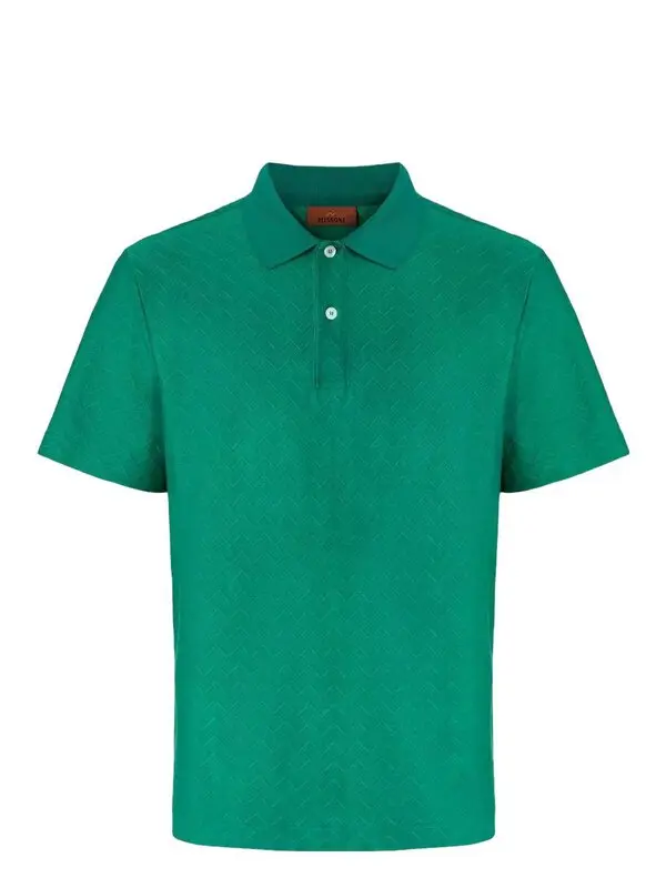 Missoni Button Polo Shirt - Green