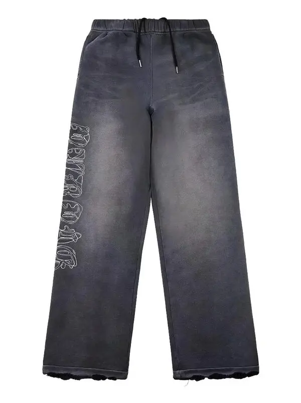 PURPLE BRAND Distressed Tyson Sweatpants - Black