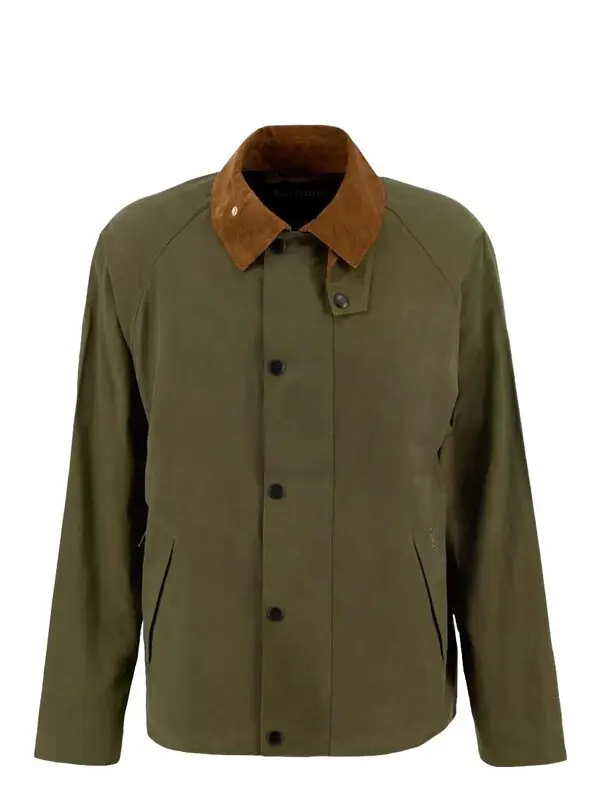 Barbour Corduroy-collar Jacket - Green