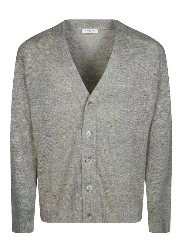 DANIELE FIESOLI Buttoned V-neck Cardigan - Grey