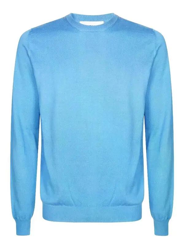 Alpha Studio Fine-knit Jumper - Blue