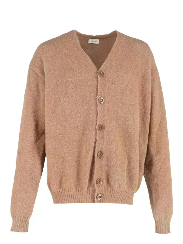 LEMAIRE Knitted Button-down Cardigan - Brown