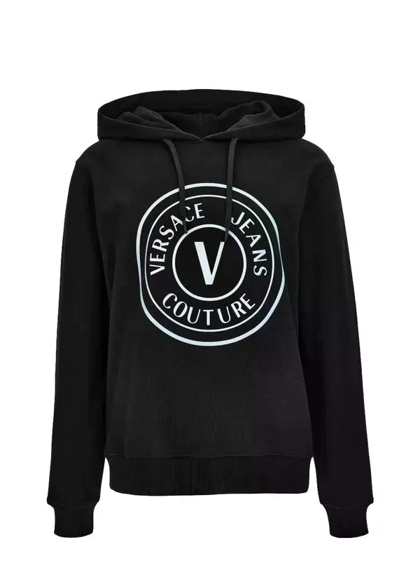 Versace Printed Hoodie - Black