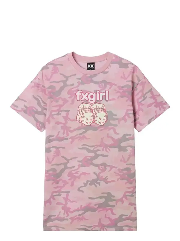 FINGERCROXX Patterned T-shirt - Pink