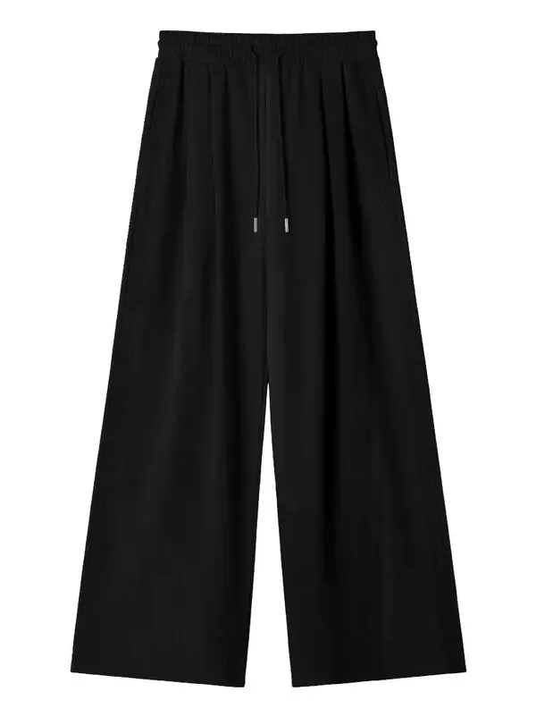 B+AB Drawstring-fastening Palazzo Pants - Black