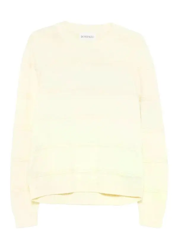 Eric Bompard Round-neck Long-sleeve Jumper - Yellow