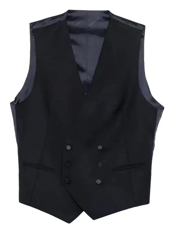 Tagliatore Double-breasted Waistcoat - Blue