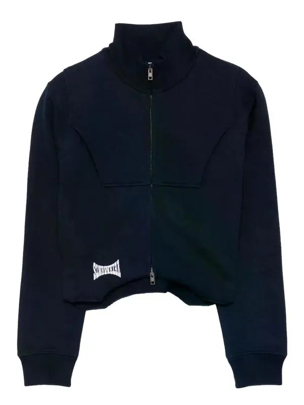 Vetements Logo-embroidered Jacket - Blue