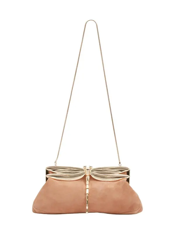 Simkhai Lula Dragonfly Clutch - Tan
