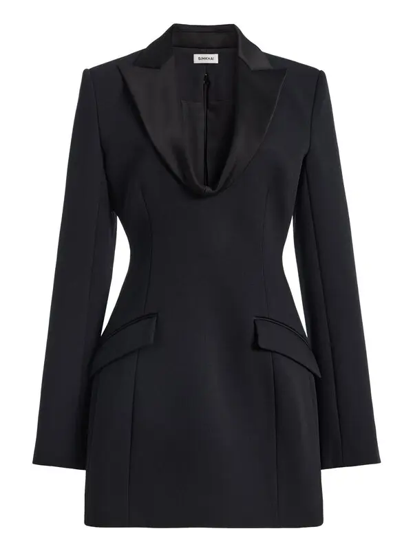 Simkhai Marina Blazer Mini Dress - Black
